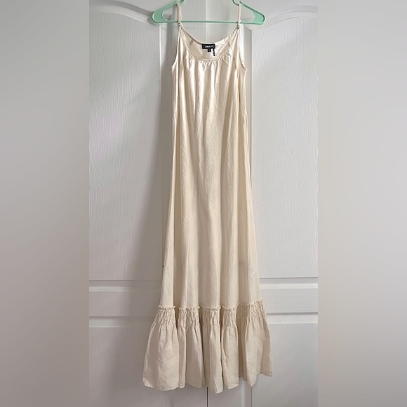 Dkny | Dresses | Dkny Boho Linen Maxi Dress | Poshmark